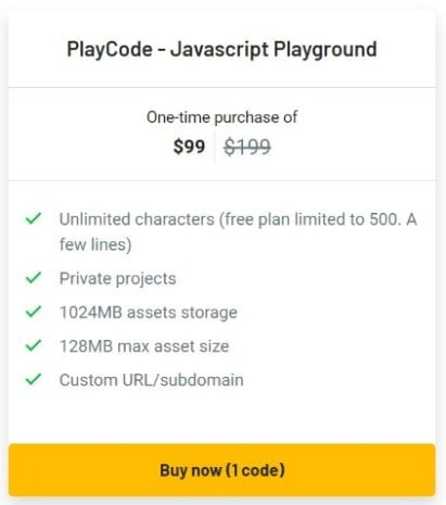 PlayCode Lifetime Deal | Lifetimo.com