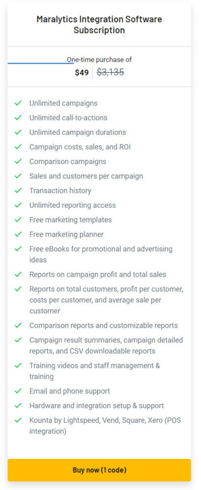 Maralytics Lifetime Deal | Lifetimo.com