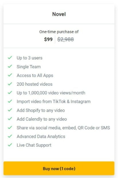 Novel Lifetime Deal | Lifetimo.com