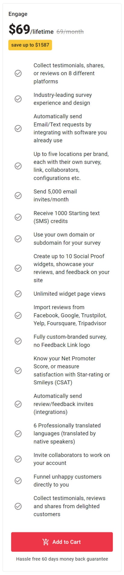 FeedbackLink Lifetime Deal 🍀 Manage Customer Feedback & Social Proof | Lifetimo.com