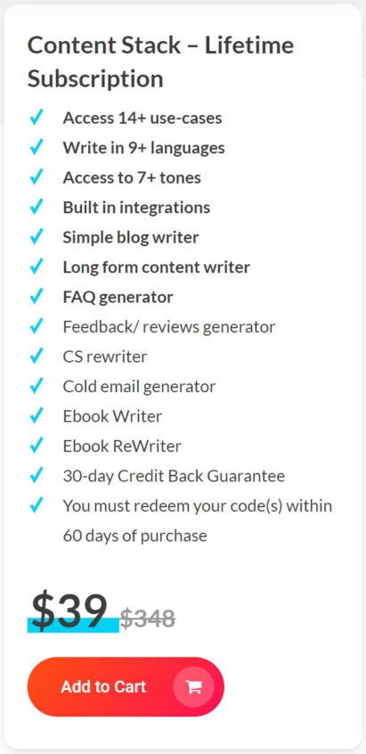Content Stack Lifetime Deal | Lifetimo.com