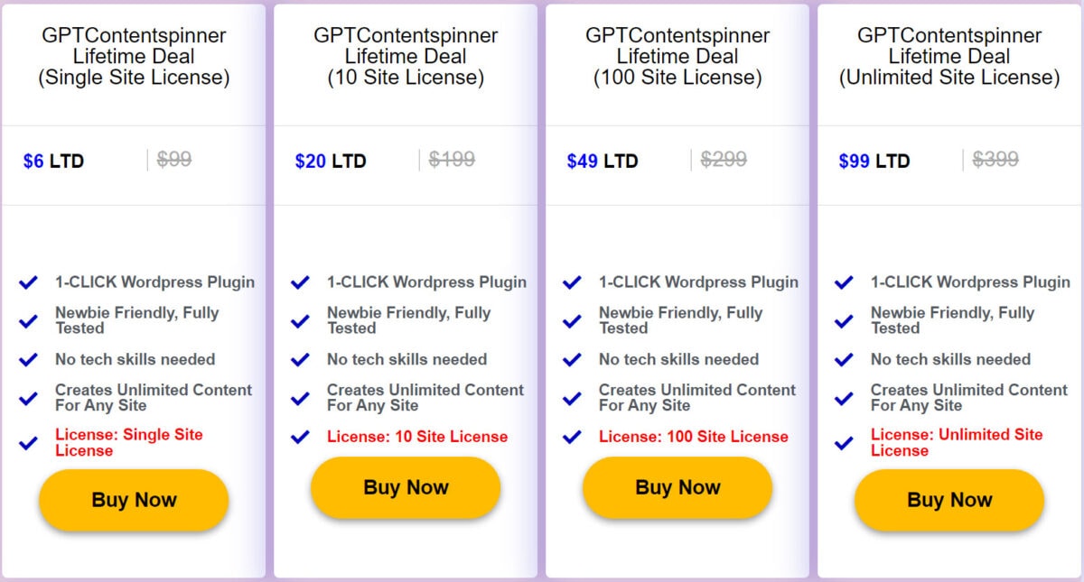 GPTContentspinner Lifetime Deal | Get Flat 50% OFF | Lifetimo.com