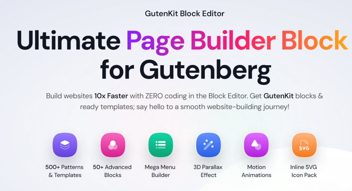 GutenKit Lifetime Deal ⚒ Ultimate Gutenberg Blocks | Lifetimo.com