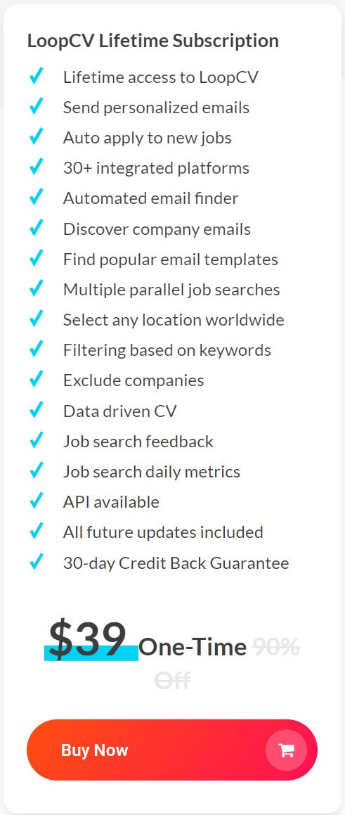 LoopCV Lifetime Deal 🌟 Job Search Made Easy with Automation | Lifetimo.com