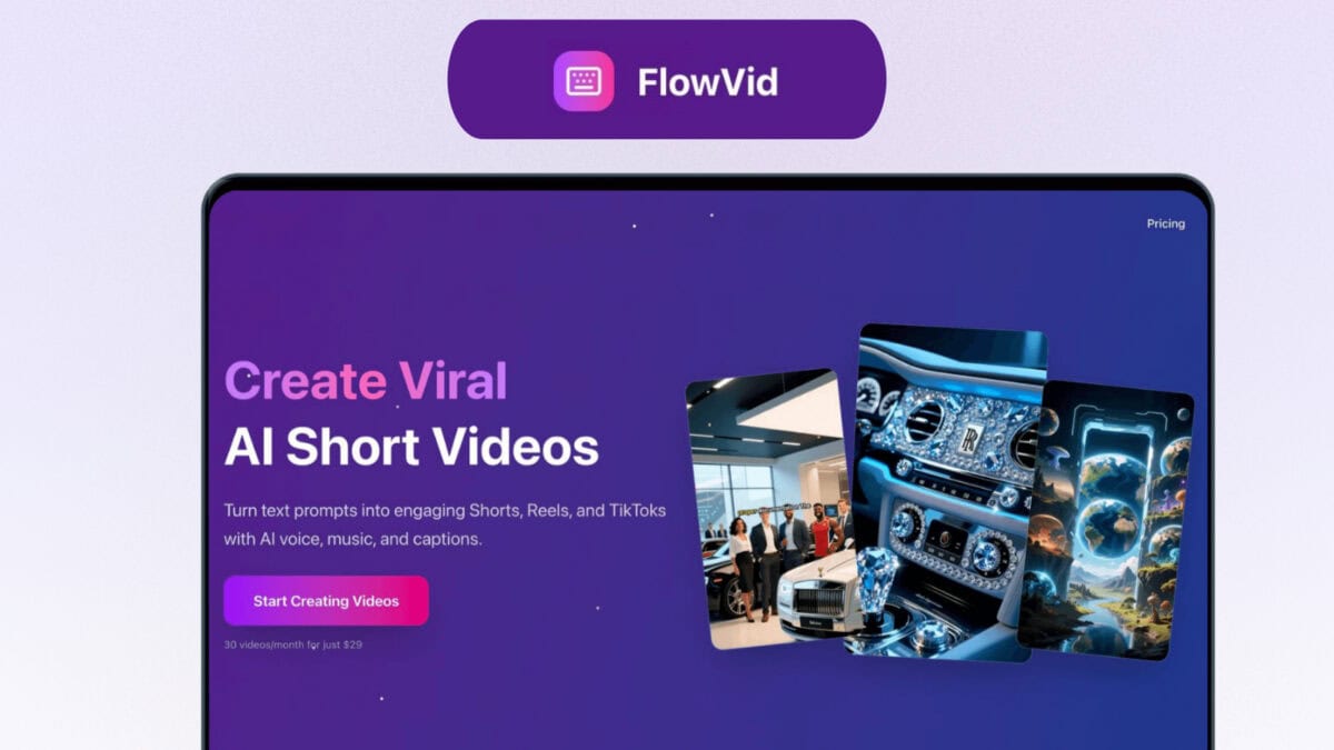 FlowVid Lifetime Deal | AI Short-Form Video Maker | Lifetimo.com