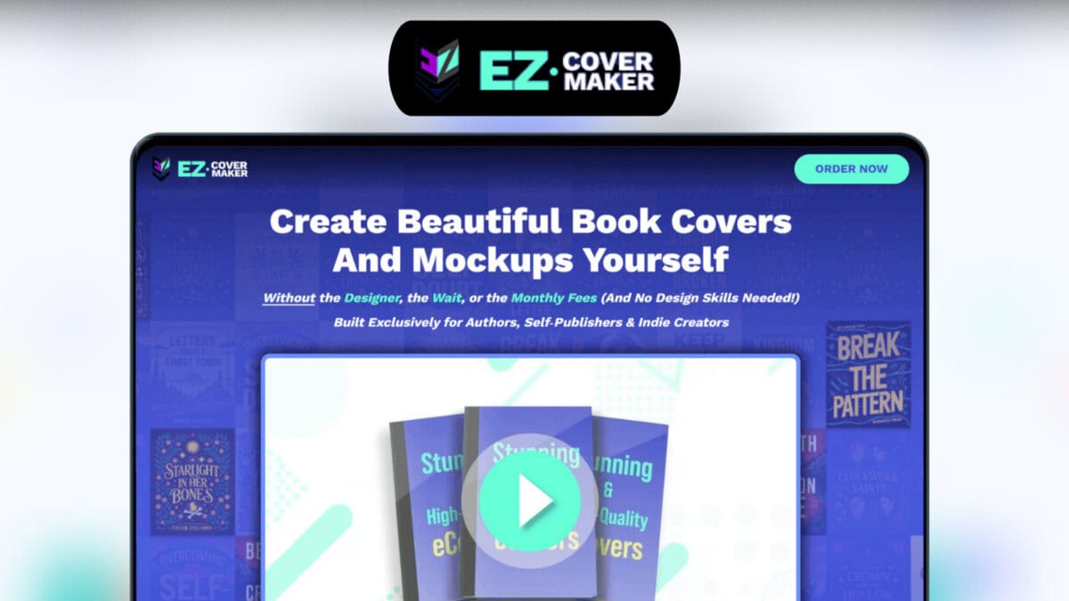 EZ Cover Maker Lifetime Deal 📚 Create Beautiful Book Covers And Mockups ...